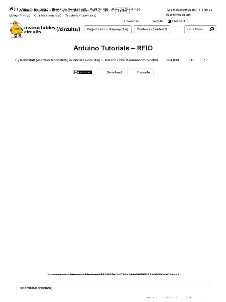 Arduino Tutorials Rfid 4 Steps Instructables Pdf Radio 4109