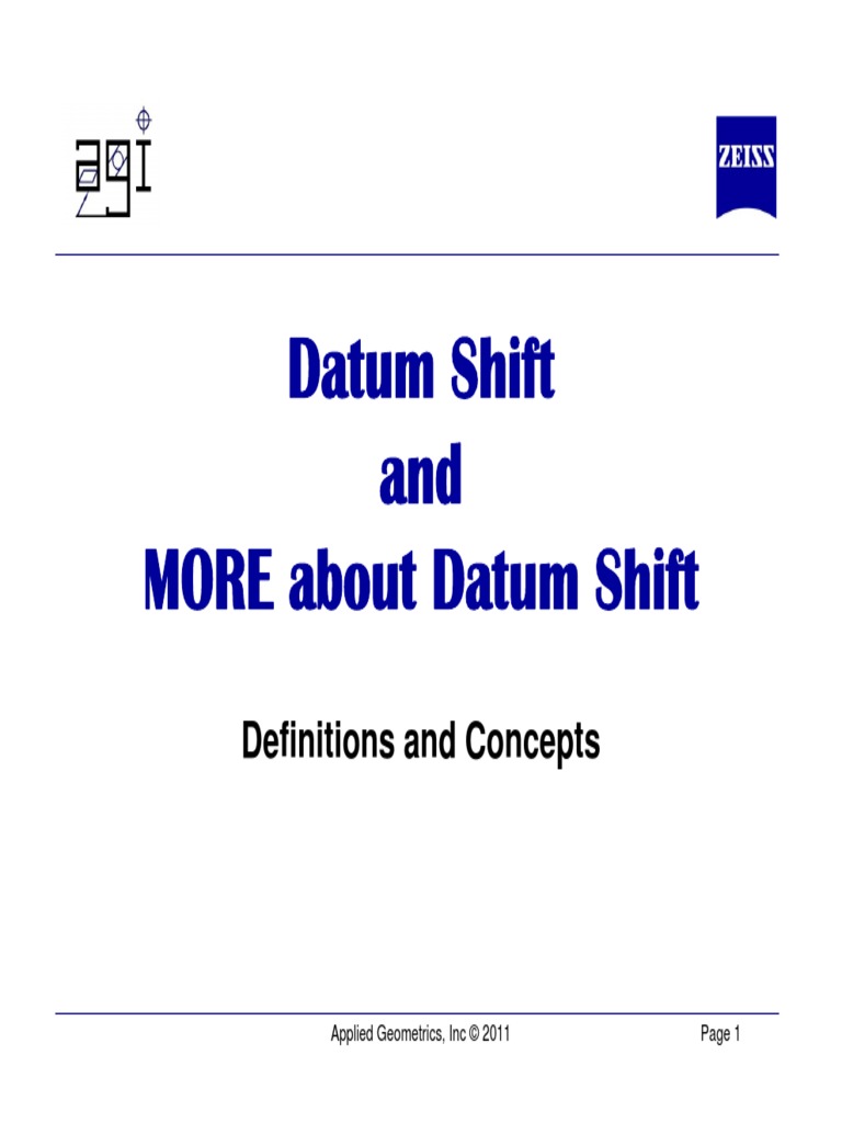 Datum Shift | PDF | Engineering Tolerance | Mechanical Engineering