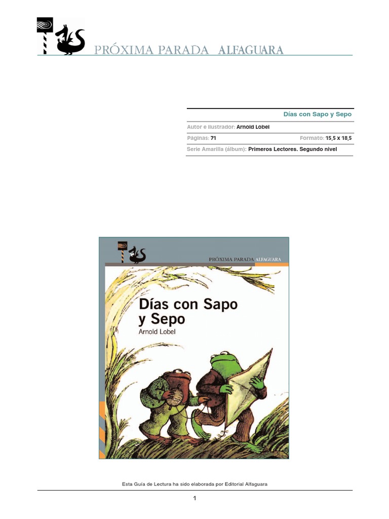 Dias Con Sapo y Sepo | PDF