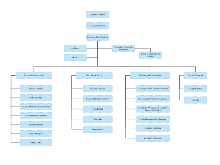 Organigrama en Blanco | PDF