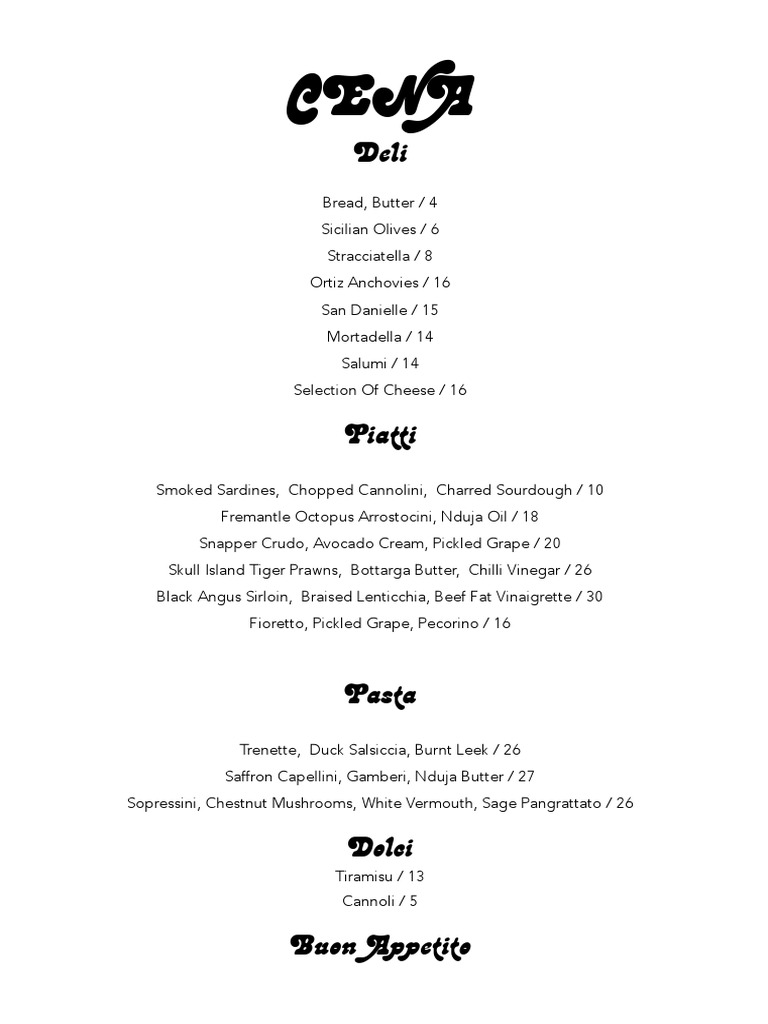 Mummucc Food Menu | PDF