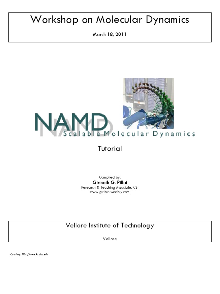 NAMD Made Easy - Girinath | PDF | Molecular Dynamics | Force Field ...