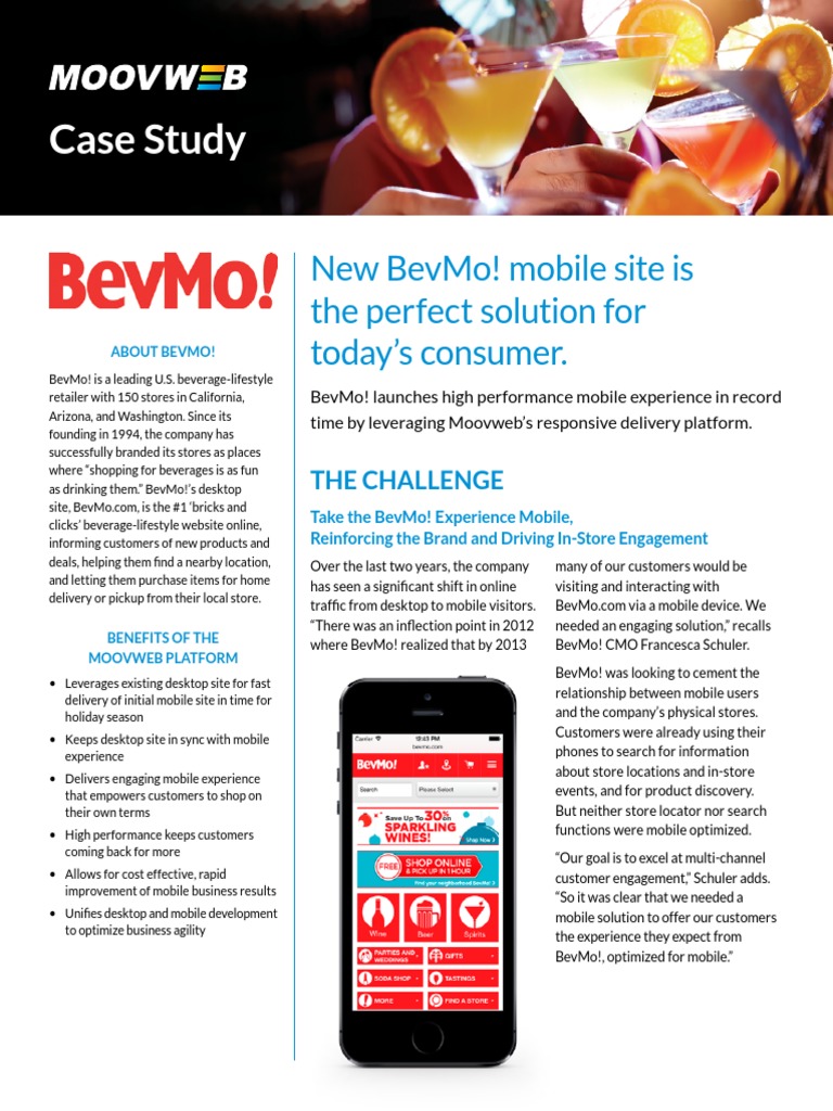 Case Study: New Bevmo! Mobile Site Is The Perfect Solution For Today'S ...