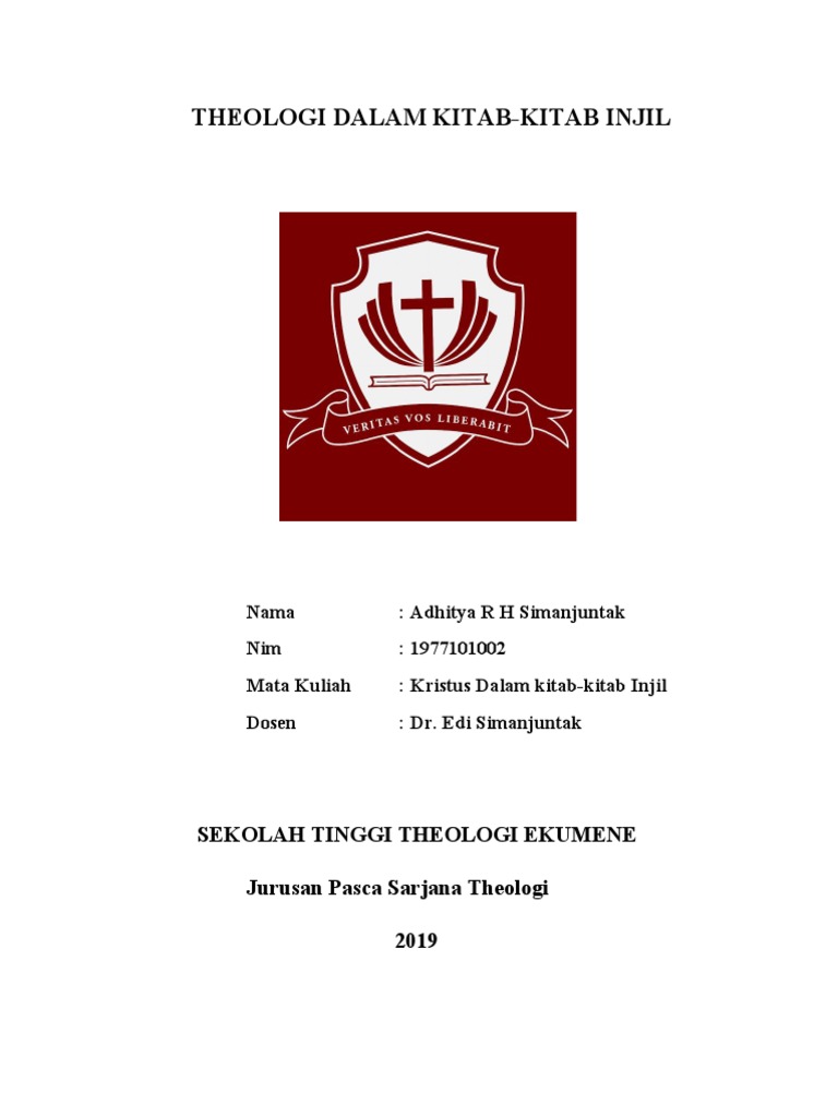 Tugas Teo Kitab Injil Kristus Dalam Kitab-Kitab Injil | PDF