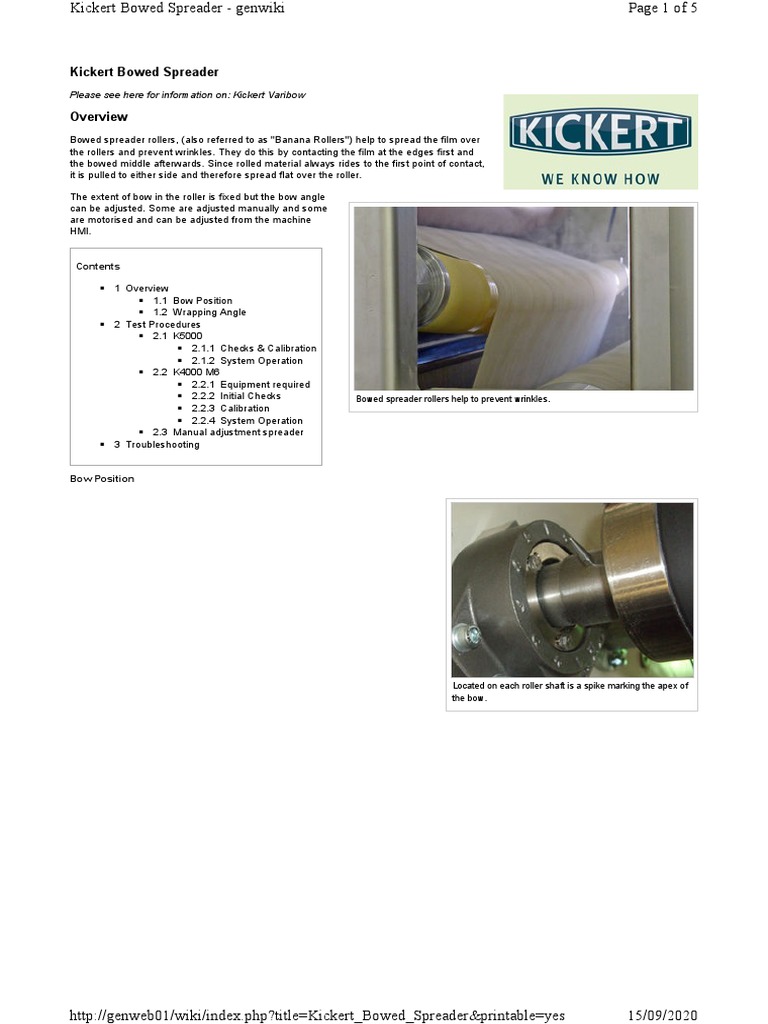 Kickert Bowed Spreader | PDF | Electric Motor | Capacitor