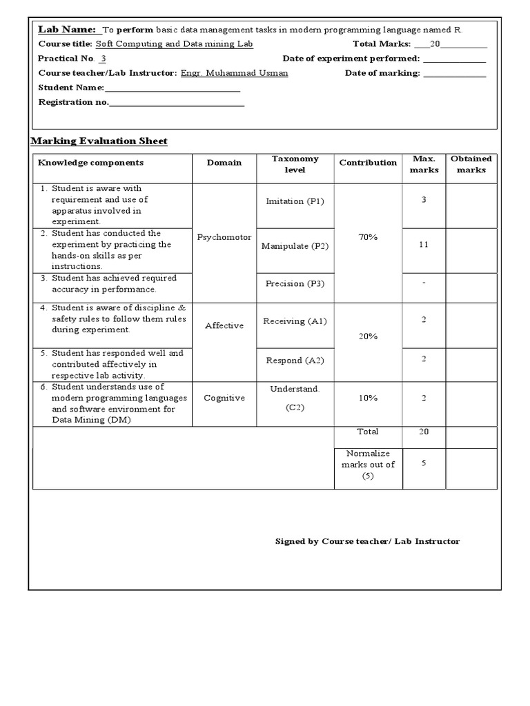 Data Mining Lab 3 | PDF | Array Data Structure | Double Click