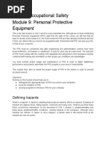 PPE Requirements and Guidelines | PDF