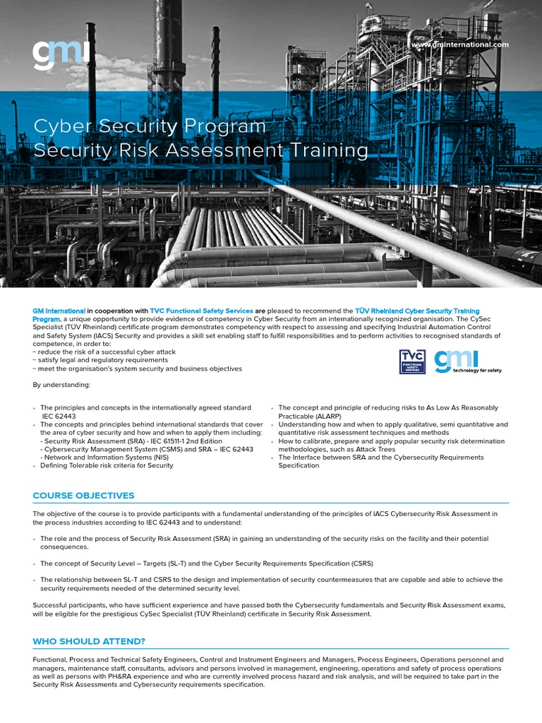 Security Risk Assessment MSD0054 en | PDF | Risk Assessment | Computer ...