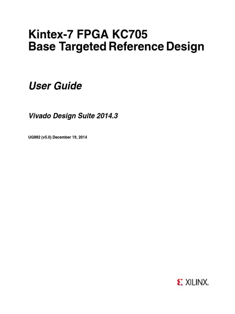 Kintex-7 FPGA KC705 Base Targeted Reference Design: User Guide | PDF ...