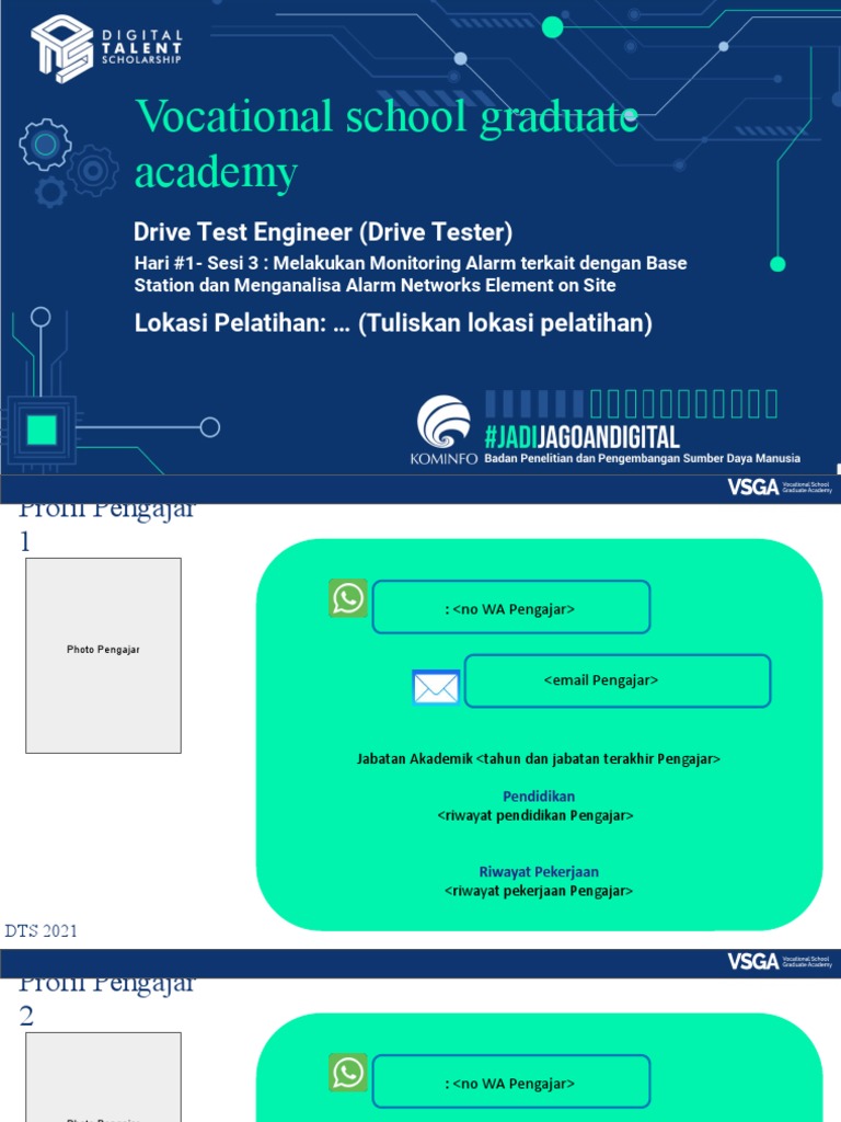 Hari 1 - Sesi 3 - Menganalisis Alarm Networks Element On Site VSGA DTS 2021 | PDF