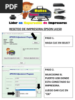Reset L3150 | PDF