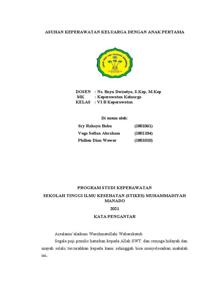 Kel. 2 Askep Keluarga Dengan Anak Pertama | PDF