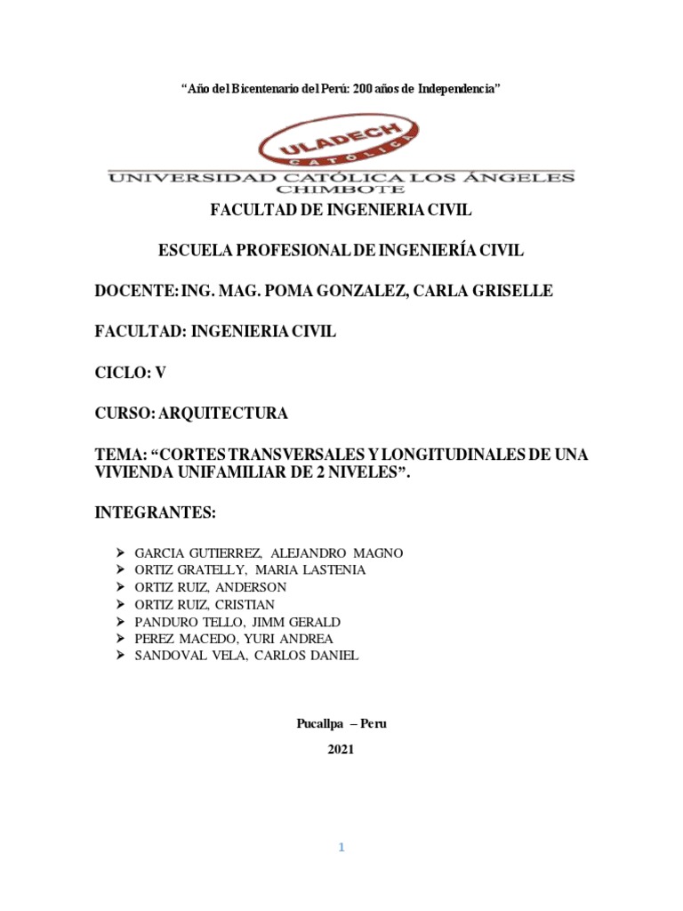 Cortes Transversales y Longitudinales | PDF | Dibujo técnico | Diseño