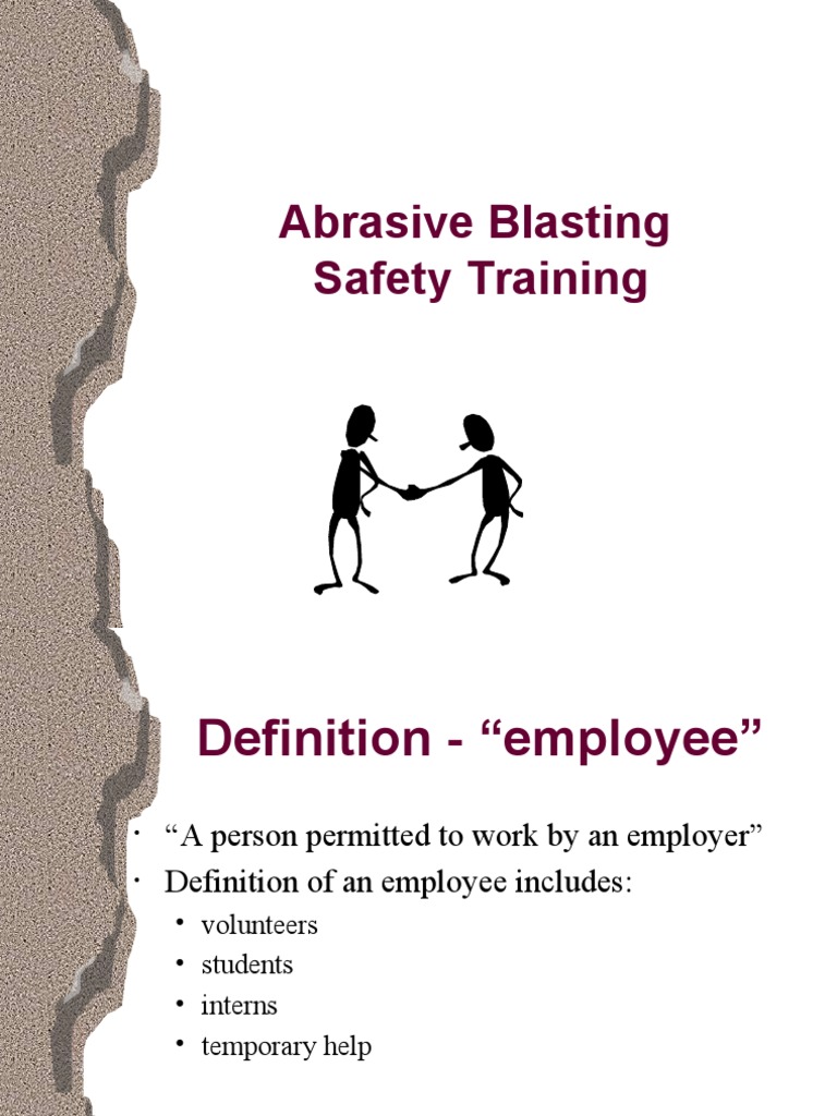 Abrasive Blasting Safety Training Pdf Silicon Dioxide Lung