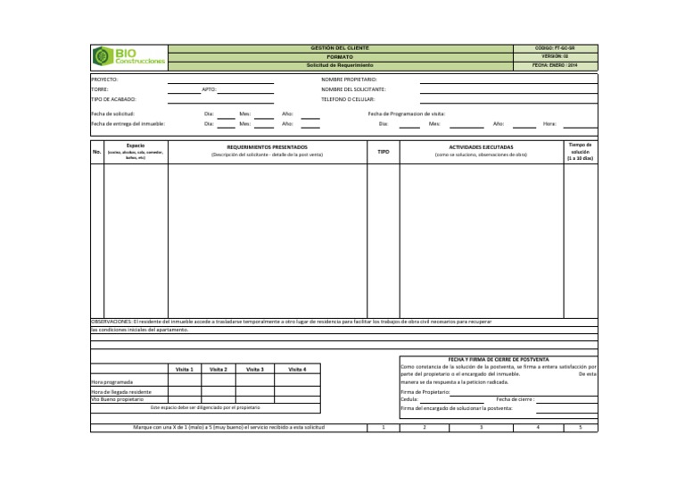 Formato Post Venta | PDF | Informática | Software