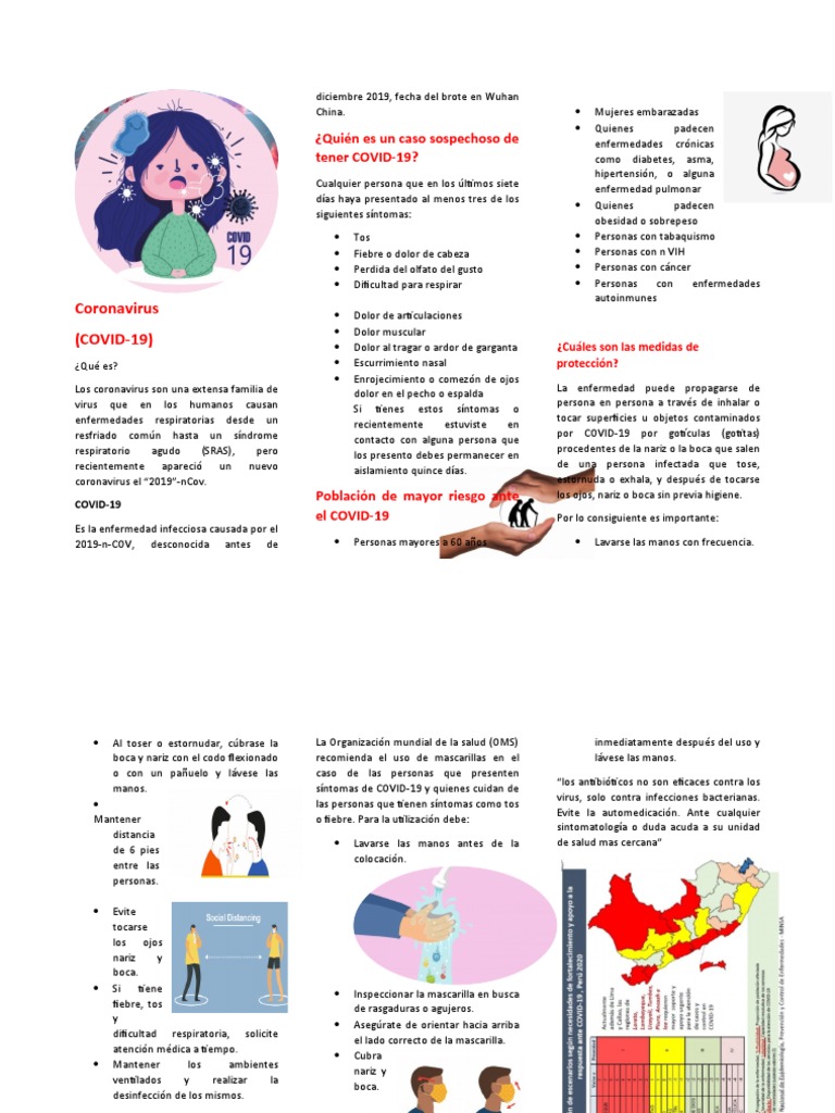Triptico Covid | PDF | Salud pública | Especialidades Medicas