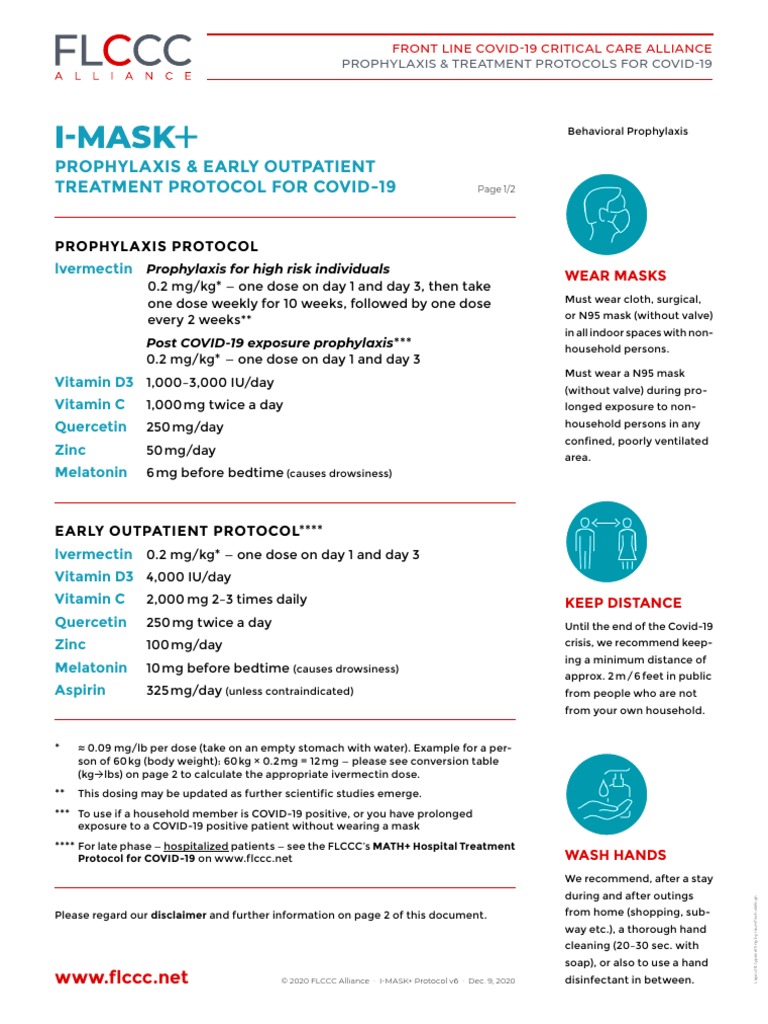 COVID Prophylaxis Protocol | PDF | Patient | Therapy