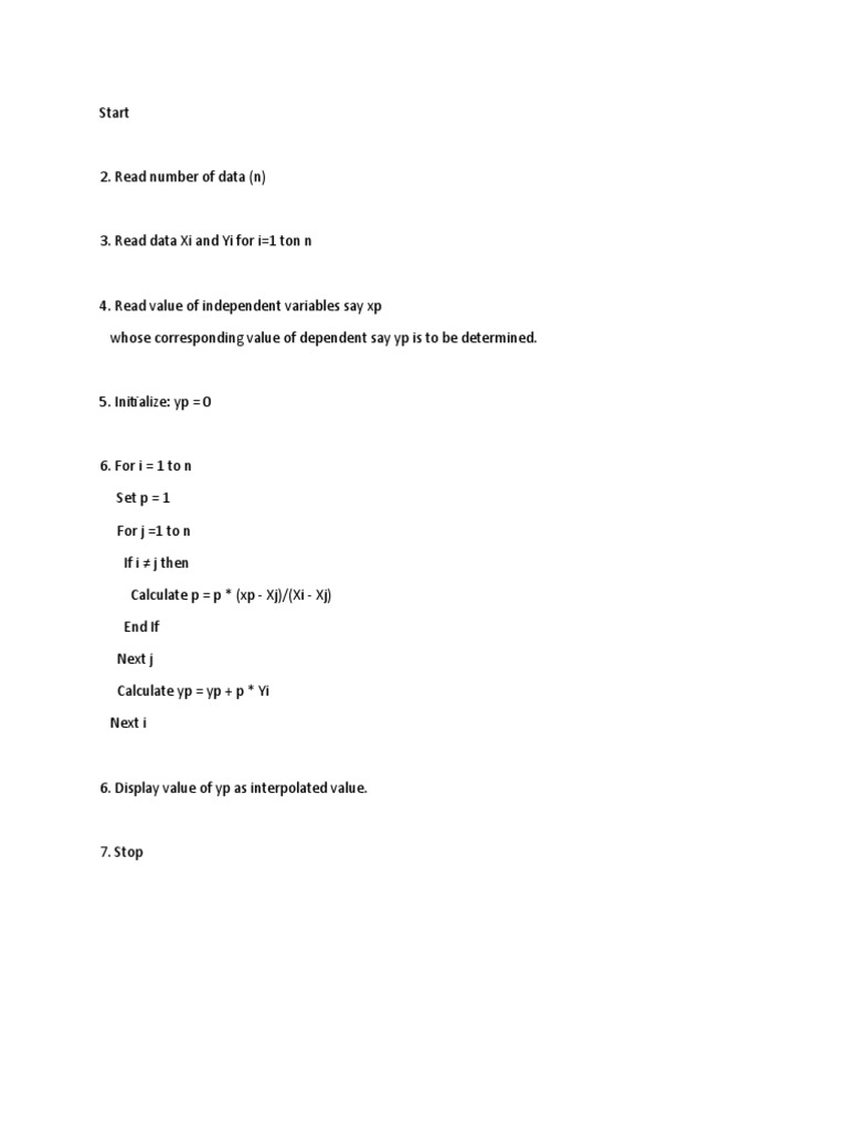 Lagrange Algorithm | PDF