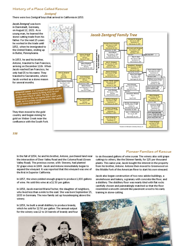 Jacob Zentgraf Family Tree | PDF | Alcoholic Drinks | Fermented Drinks