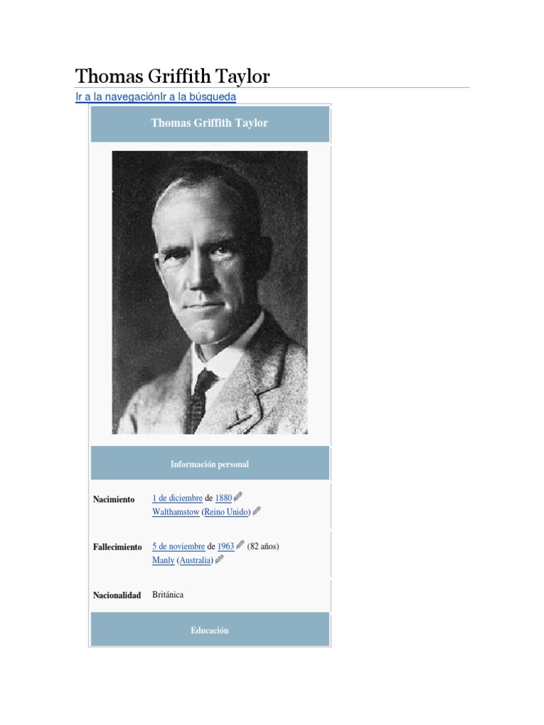 Thomas Griffith Taylor | PDF | Robert Falcon Scott | Exploración de la ...
