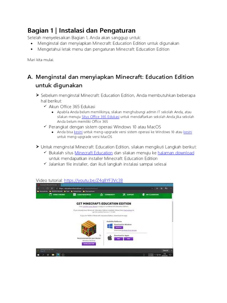 Modul 4 - Minecraft Education Edition | PDF