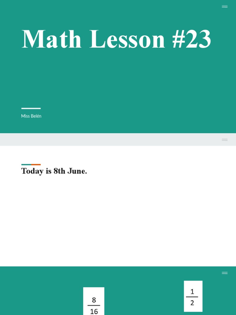 Equivalent Fractions Project | PDF