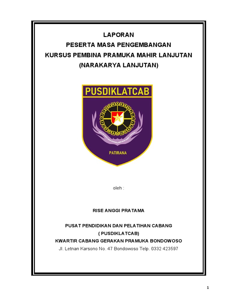 Laporan Narakarya Lanjutan | PDF