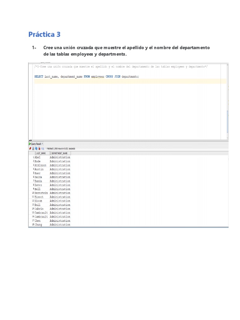 Práctica 3 | PDF | Gestión de datos | Datos de computadora