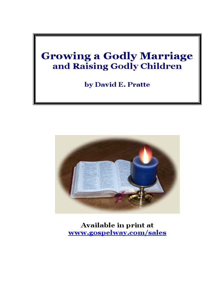 Godly Marriage | PDF | Wife | Marriage