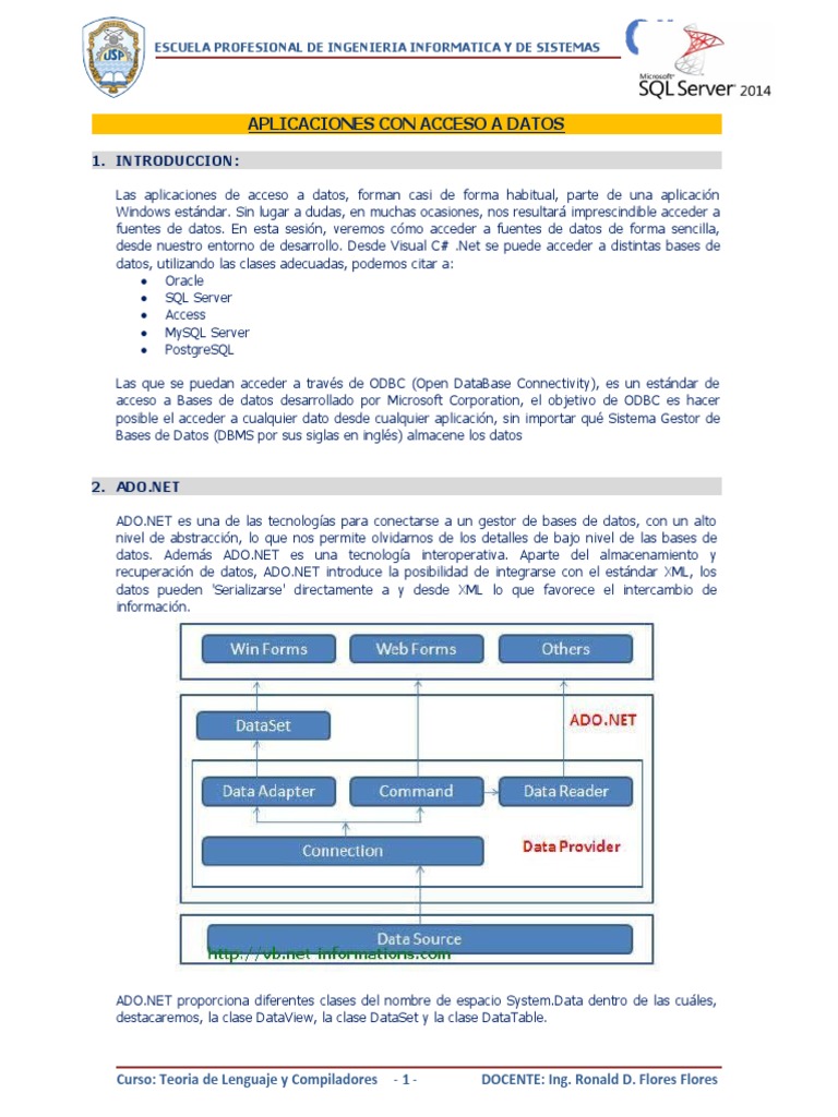 Proyecto en N Capas | PDF | .NET Framework | Active X Data Objects