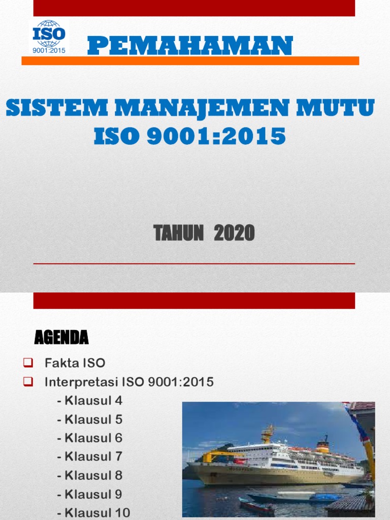 Pemahaman Iso 9001 2015 Pdf