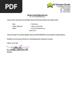 Surat Keterangan Hasil Laboratorium | PDF