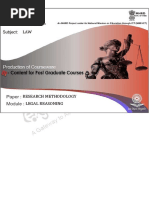 Doctrinal Methods of Legal Research | PDF | Jurisprudence | Precedent