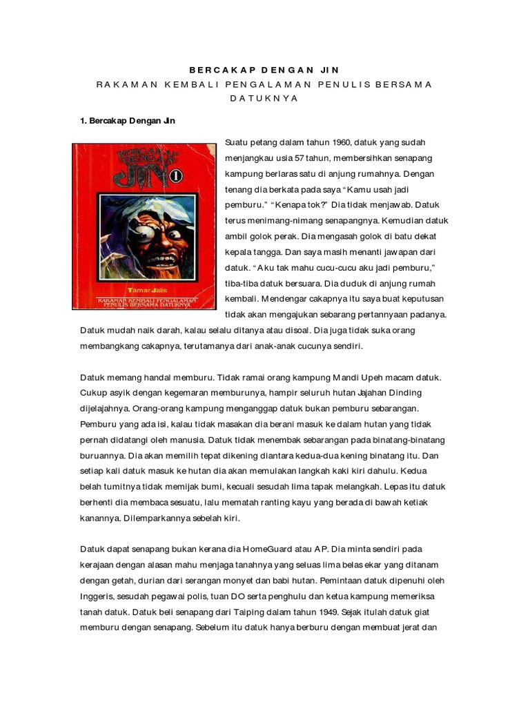 Siri 001 - Bercakap Dengan Jin | PDF