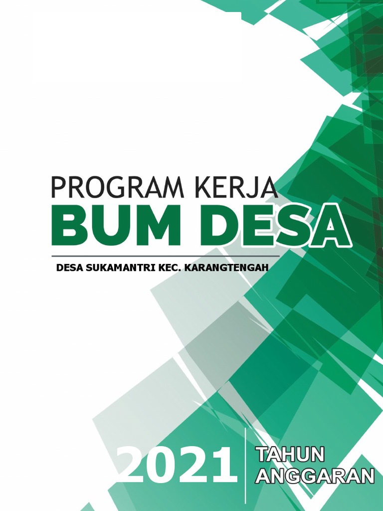 Rencana Program Kerja BUM Desa (Terbaru) | PDF | Bisnis | Pengelolaan ...