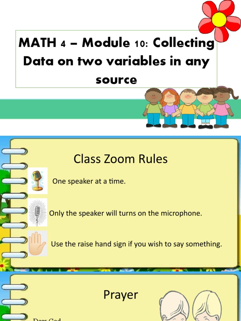 MATH 4 - Module 10: Collecting Data On Two Variables in Any Source | PDF