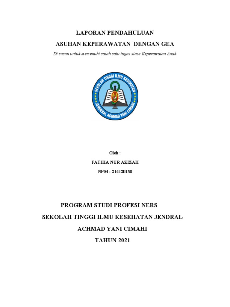 LP-ANAK-GEA - Fathia | PDF | Kesehatan Holistik | Sains & Matematika