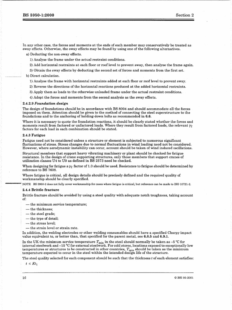 BS 5950-1-2000 Structural Use of Steelwork - Part24 | PDF