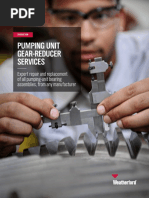 Weatherford Pumping Unit Ampscot | PDF | Bearing (Mechanical) | Gear