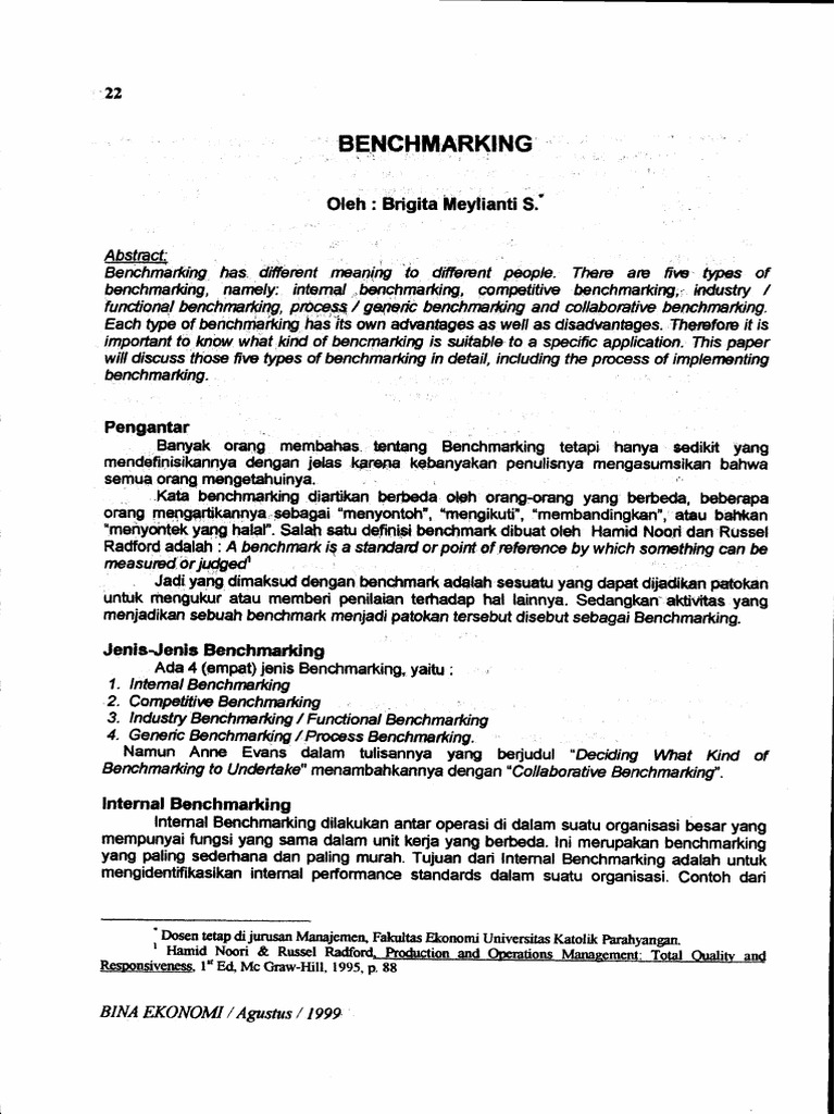 ID Benchmarking | PDF