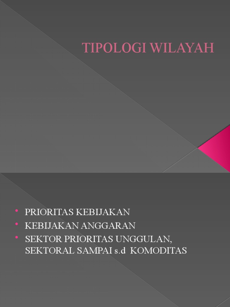 Analisis Tipologi Wilayah dan Klasen | PDF | Bisnis | Seni