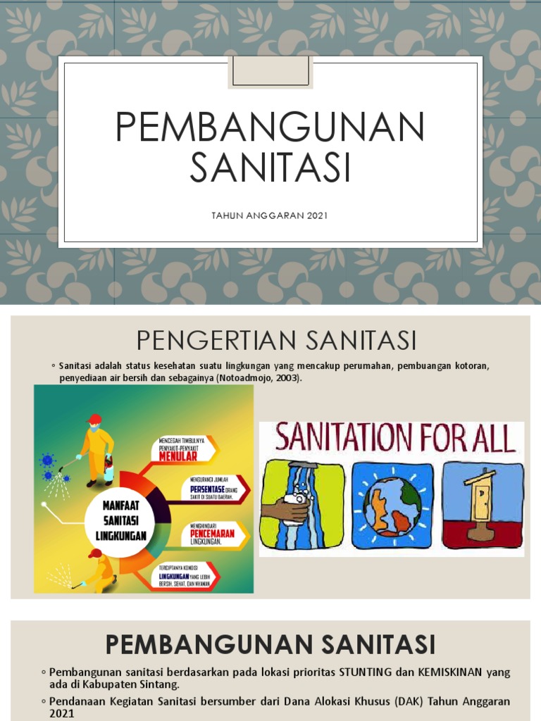 TFL Pembangunan Sanitasi | PDF | Sains & Matematika
