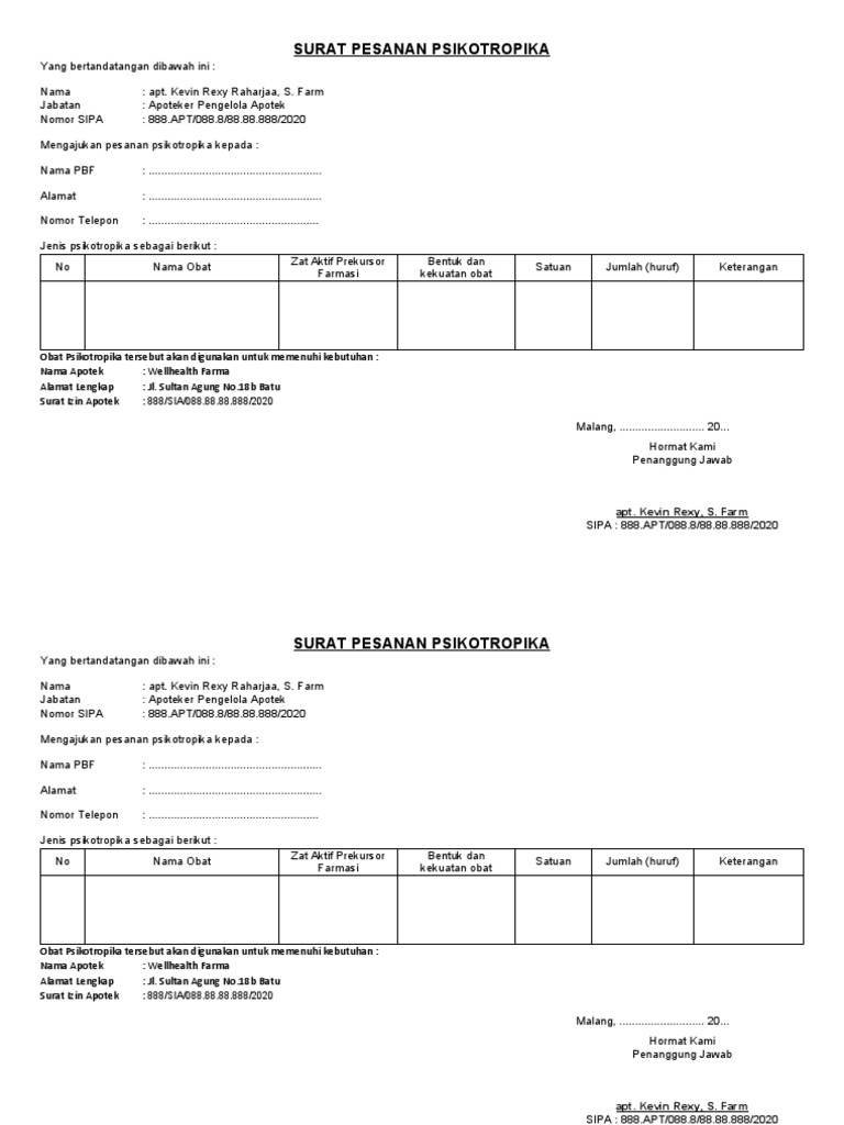 SP Psikotropika | PDF