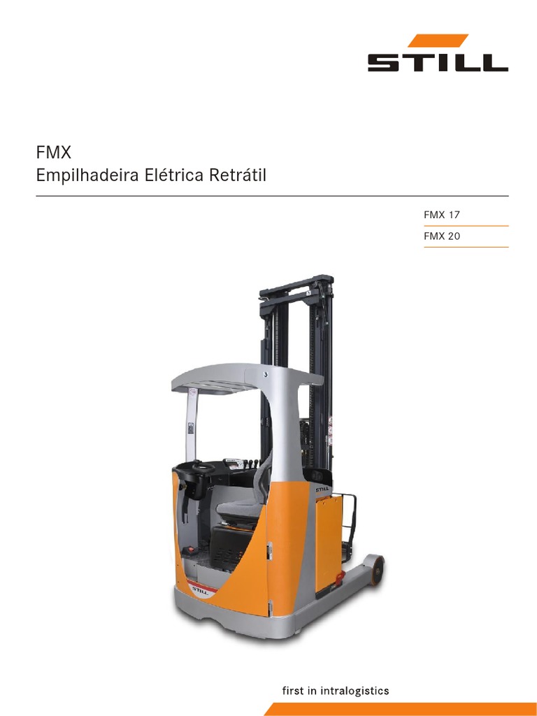 FMX Empilhadeira Retrátil Elétrica FMX 17 FMX 20 | PDF | Freio | Engenharia Mecânica