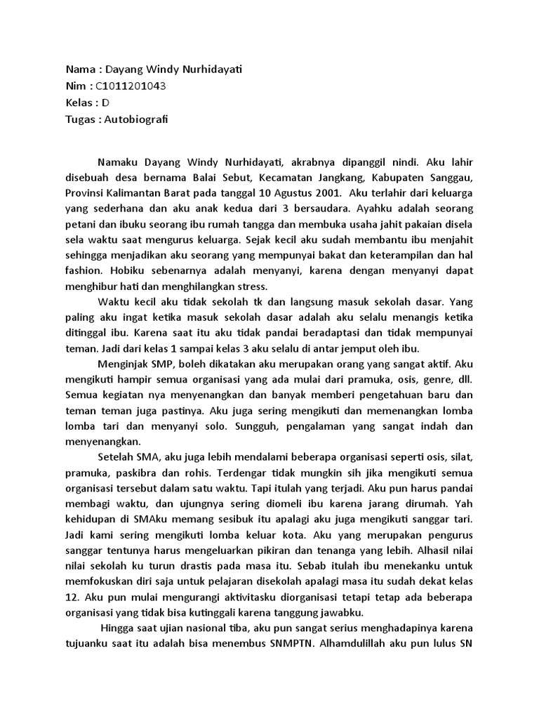 Autobiografi Pdf