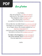 Our Father Prayer in Multiple Languages | PDF | Lord's Prayer ...