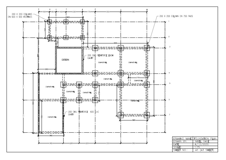 PAD Foundation Design | PDF
