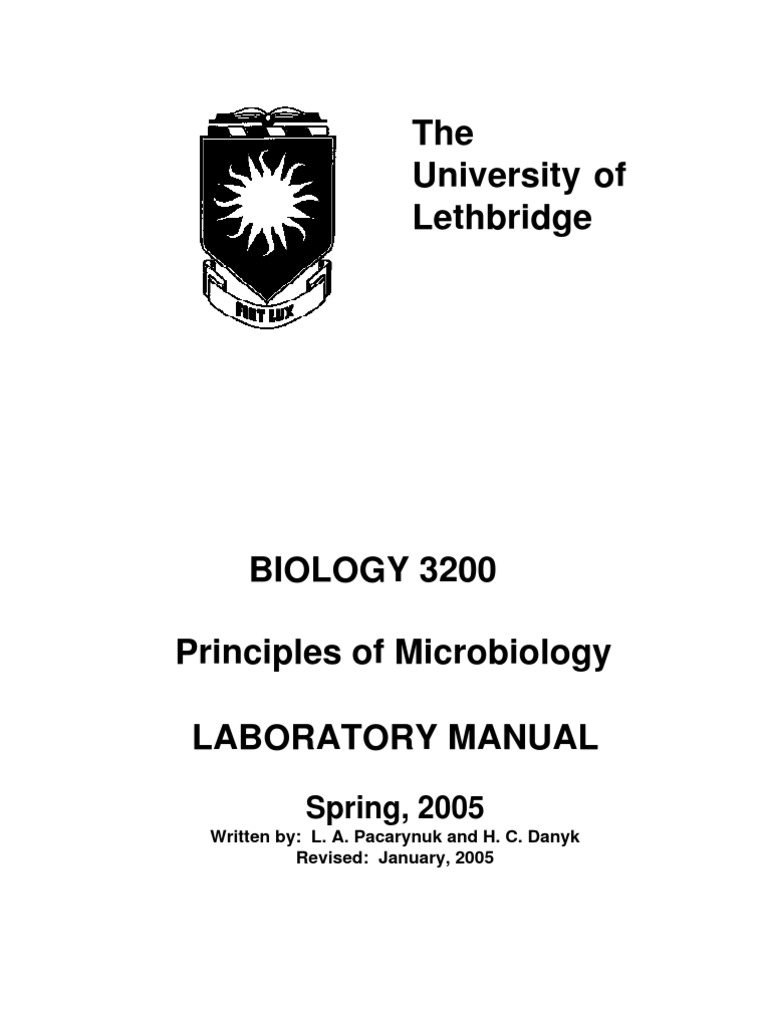 Lab Microbiology Manual | PDF | Angular Resolution | Lens (Optics)