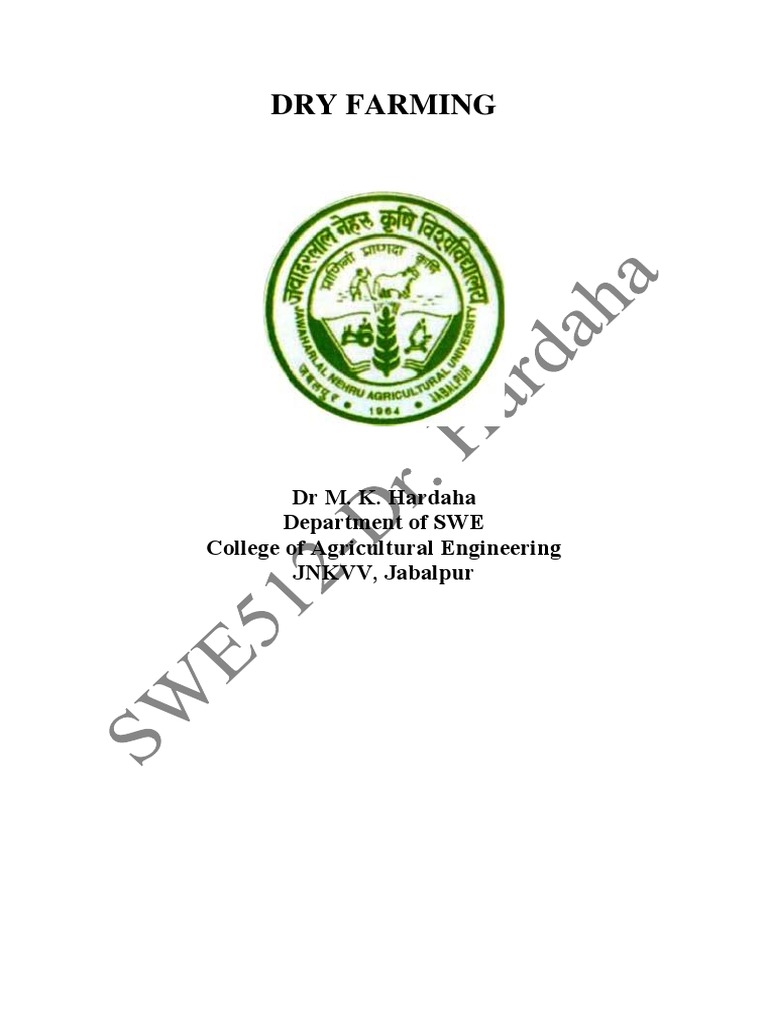 Dry Farming | PDF | Agriculture | Physical Geography