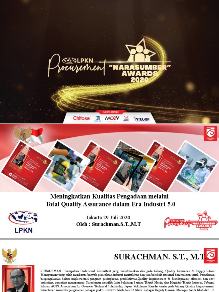 Total Quality Assurance Dalam Era Industri 5.0 - Surachman | PDF | Bisnis